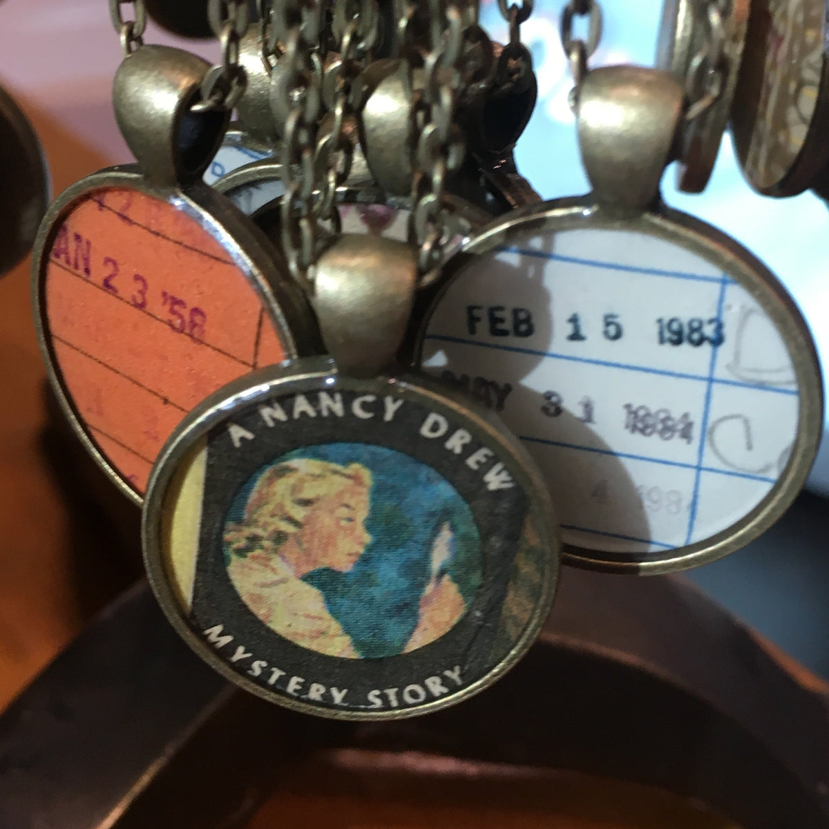 Book Lover Necklace -- Nancy Drew Edition – Attic Journals